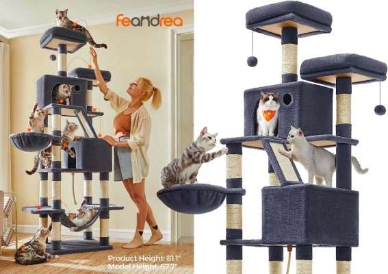 10 Best Cat Trees For Large Cats: Your 2023 Buying Guide